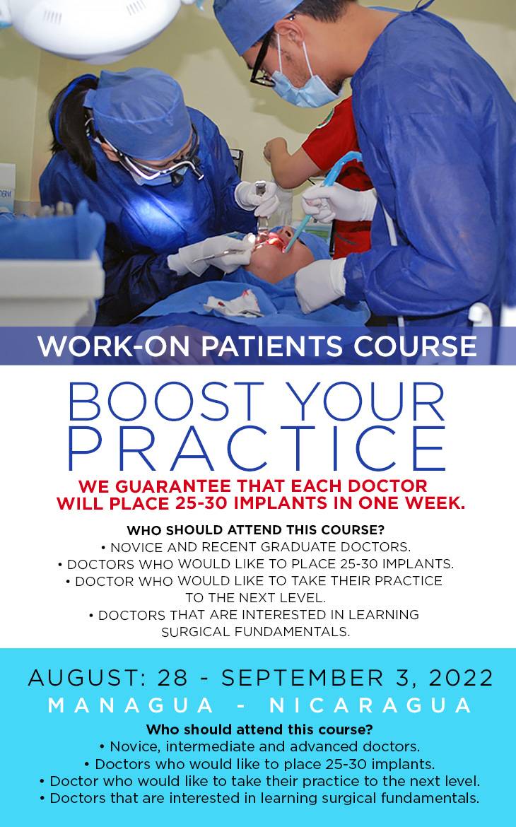 Live Implant Training ™ Work on Patients Dental Live Courses